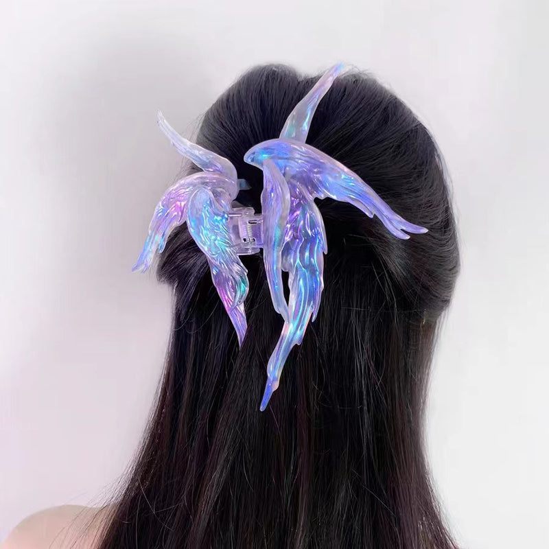 Angel wings hair claw within Pearl Shinning